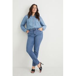 C&A Skinny Jeans-Mid Waist-One Size Fits More
