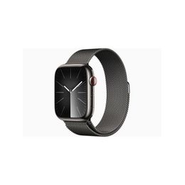 Apple Watch Series 9 GPS + Cellular 45mm - Graphite Stainless Steel Case with Graphite Milanese Loop