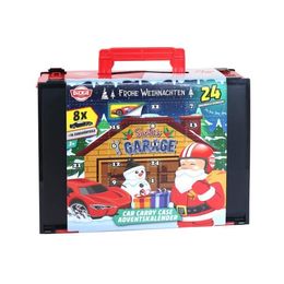 Dickie Adventskalender Santas GARAGE Spielkoffer und Autos Advent Kalender