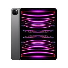 iPad Pro 11" (1 TB), Tablet-PC grau, Gen 4 / 2022 Prozessor: Apple M2 Speicher: RAM: 16 GB, Festspeicher: 1024 GB Display: 27,96 cm (11 Zoll) Farbe: grau