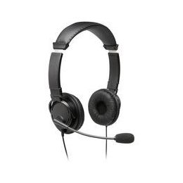 Kensington USB HiFi-Kopfh&ouml;rer mit Mikrofon, Headset schwarz