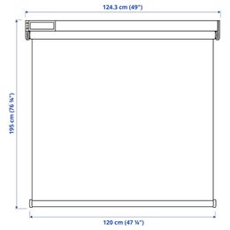 IKEA FYRTUR Rollo mit Hub-Set, verdunkelnd