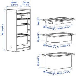 IKEA TROFAST Aufbewahrungskombi m Boxen/Ablage