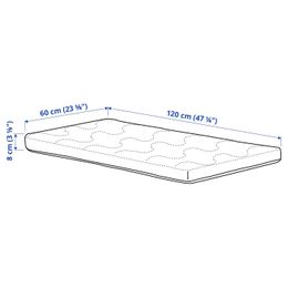 IKEA SKÖNAST Schaummatratze Babybett