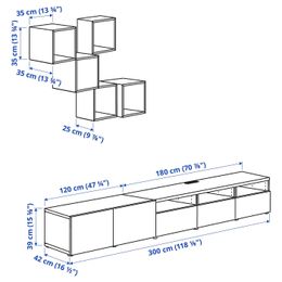 IKEA BESTÅ / EKET TV-Schrankkombination