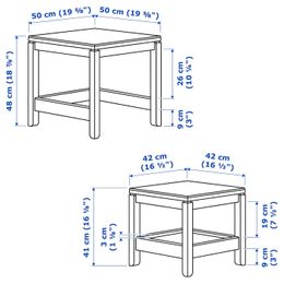 IKEA HAVSTA Satztische 2 St.