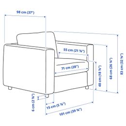 IKEA VIMLE Sessel