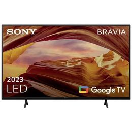 Sony X75WL LCD-TV 108 cm 43 Zoll EEK G (A - G) DVB-C, DVB-S, DVB-S2, DVB-T, DVB-T2, Smart TV, UHD, WLAN, CI+ Schwarz
