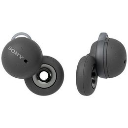 Sony LinkBuds In Ear Headset Bluetooth® Stereo Grau Mikrofon-Rauschunterdrückung Headset, Ladecase, Lautstärkeregelung, Schweißresistent, Touch-Steuerung,