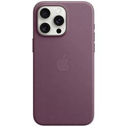Apple Finewoven Case Backcover Apple iPhone 15 Pro Mulberry Induktives Laden, Stoßfest