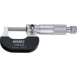 Hazet Hazet 2155N-25 Bügelmessschraube 0 - 25 mm Ablesung: 0.01 mm DIN 863-3