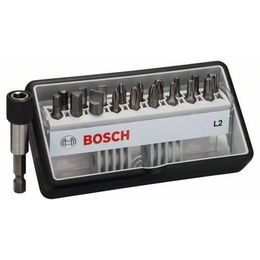 Bosch Accessories Robust Line 2607002568 Bit-Set 19teilig Schlitz, Kreuzschlitz Phillips, Kreuzschlitz Pozidriv, Innen-Sechskant, Innen-Sechsrund (TX)