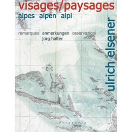 Ulrich Elsener - Visages/Paysages: Alpes, Alpen, Alpi - Jürg Halter, Sibylle Omlin, Taschenbuch