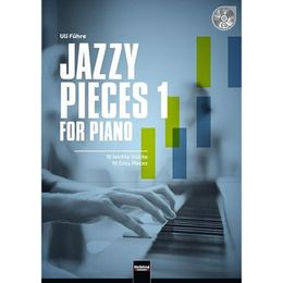 Jazzy Pieces 1 For Piano (inkl. Audio-CD) - Uli Führe, Geheftet