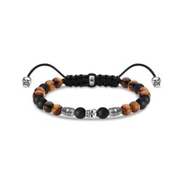 Thomas Sabo Armband braun Totenkopf