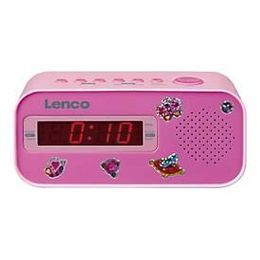 Lenco CR-205 - Radiouhr - 0.5 Watt - pink