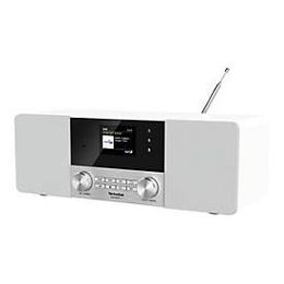 TechniSat DigitRadio 4 C - DAB-Radio - 2 x 10 Watt - weiß