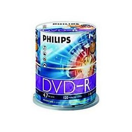 Philips DM4S6B00F - 100 x DVD-R - 4.7 GB (120 Min.) 16x - Spindel