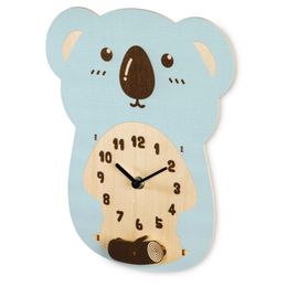 Hama Kinder-Wanduhr "Koala", geräuscharm, Holz