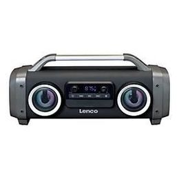 Lenco SPR-100 - Boombox-Lautsprecher - tragbar - kabellos - Bluetooth - 25 Watt