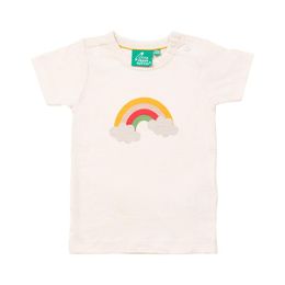 Little Green Radicals - T-Shirt RAINBOW CLOUDS in weiß, Gr.74