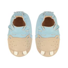 Easy Peasy - Krabbelschuhe BLUBLU POPOTAMI in hellblau, Gr.24