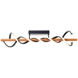 BRILLIANT LEUCHTEN Brilliant Amalia Deckenleuchte LED Schwarz, 1-flammig