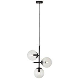 BRILLIANT LEUCHTEN Brilliant Ariol Pendelleuchte Schwarz, 3-flammig