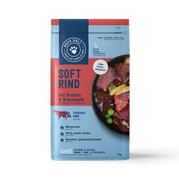 Trockenfutter Rind für Hunde - 2kg ✓ getreidefrei & zuckerfrei ✓ Adult von Pets Deli