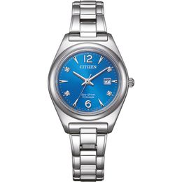 Citizen® Damen Armbanduhr "EW2601-81L", blau, OS