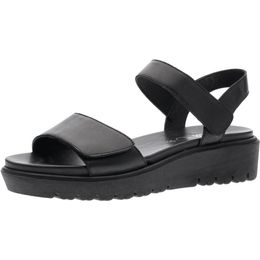 Ara® Sandaletten, Glattleder, Keilabsatz, für Damen, schwarz, 39
