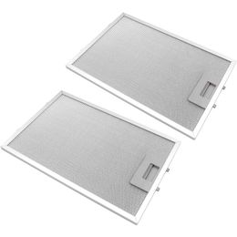 2x Filter Metallfettfilter Dauerfilter kompatibel mit Neff D9970N0GB/02, D9970N0GB/03, D9970N0GB/04 Dunstabzugshaube, Metall - vhbw