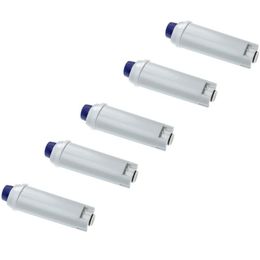 5x Wasserfilter Filter kompatibel mit DeLonghi esam 6620, esam 6650, esam 67 Kaffeevollautomat, Espressomaschine, Blau, Weiß - vhbw