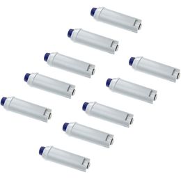 10x Wasserfilter Filter kompatibel mit DeLonghi ecam 21.110.B, ecam 21.110.SB Kaffeevollautomat, Espressomaschine, Blau, Weiß - vhbw
