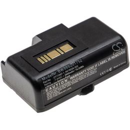 Akku kompatibel mit Zebra RW220, RW320 Drucker Kopierer Scanner Etiketten-Drucker (2600mAh, 7,4V, Li-Ion) - vhbw