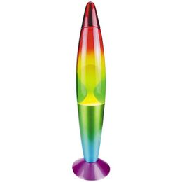 7011 Tischleuchte Lavalampe Lollipop Rainbow aus Metall Glas mehrfarbig Ø11cm H:42cm mit eingebautem Schalter - Rabalux
