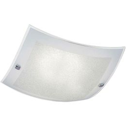 Rabalux 3393 LED Wand-/Deckenleuchte Charles LED aus Metall Glas weiß B:39,5cm H:39,5cm
