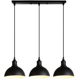 Wottes - Modern Industrielle Kreative Hängelampe Wohnzimmer Küche einfache verstellbare Pendelleuchte 3 Lichter