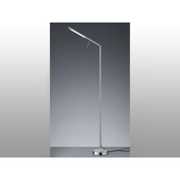 Trio Leuchten - led Stehleuchte filigran Silber matt mit Sensor Dimmer, 162cm hoch