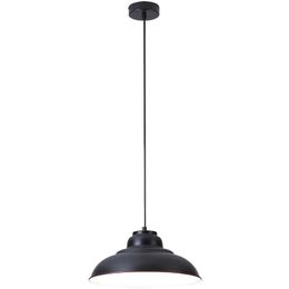 Rabalux - 5308 Hängeleuchte dragan Metall mattschwarz E27 1x max 40W H:120cm Ø31cm dimmbar