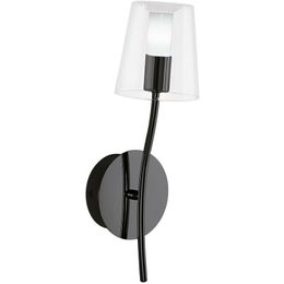 Eglo - 95007 led Wandleuchte noventa 3000K nickel-nero, max.1X3,3W L:10,5cm H:36cm