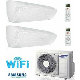 Wind Free Standard 2,0 x 5,0kW MultiSplit Wifi Aussen 6,8 kW Klimaanlage - Samsung