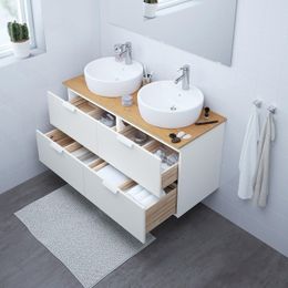 IKEA GODMORGON/TOLKEN / TÖRNVIKEN Waschbschr+Aufsatzwaschb 45