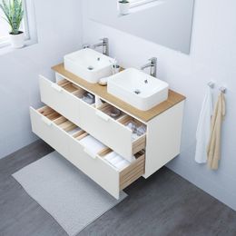 IKEA GODMORGON/TOLKEN / HÖRVIK Waschbeckenschr+Aufsatzwaschb 45x32