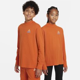 Nike ACG Waffel-Longsleeve mit lockerer Passform für ältere Kinder (Jungen) - Orange