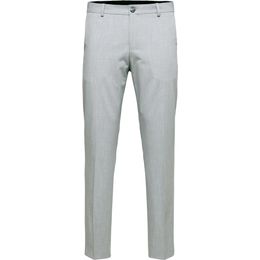 Selected Anzughose, Slim-Fit, für Herren, grau, 48