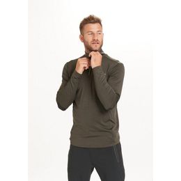 Endurance Langarmshirt LANBARK (1-tlg) mit hochwertiger Sportausstattung, grün