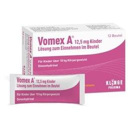 Klinge Pharma Vomex A 12,5mg Kinder