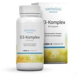 Sanhelios Vitamin D3 Sonnenvitamin-komplex Mit K2