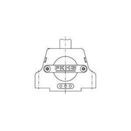 Molex FCT Plastic Backshell for D-Sub Connector Shielded Shell Size 4 Straight Cable Outlet - 172704-0121